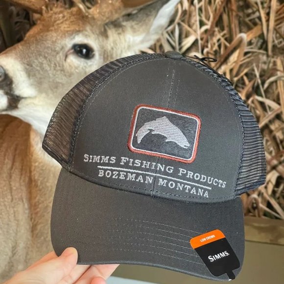 Simms | Accessories | Simms Fishing Trout Icon Trucker Cap Carbon ...